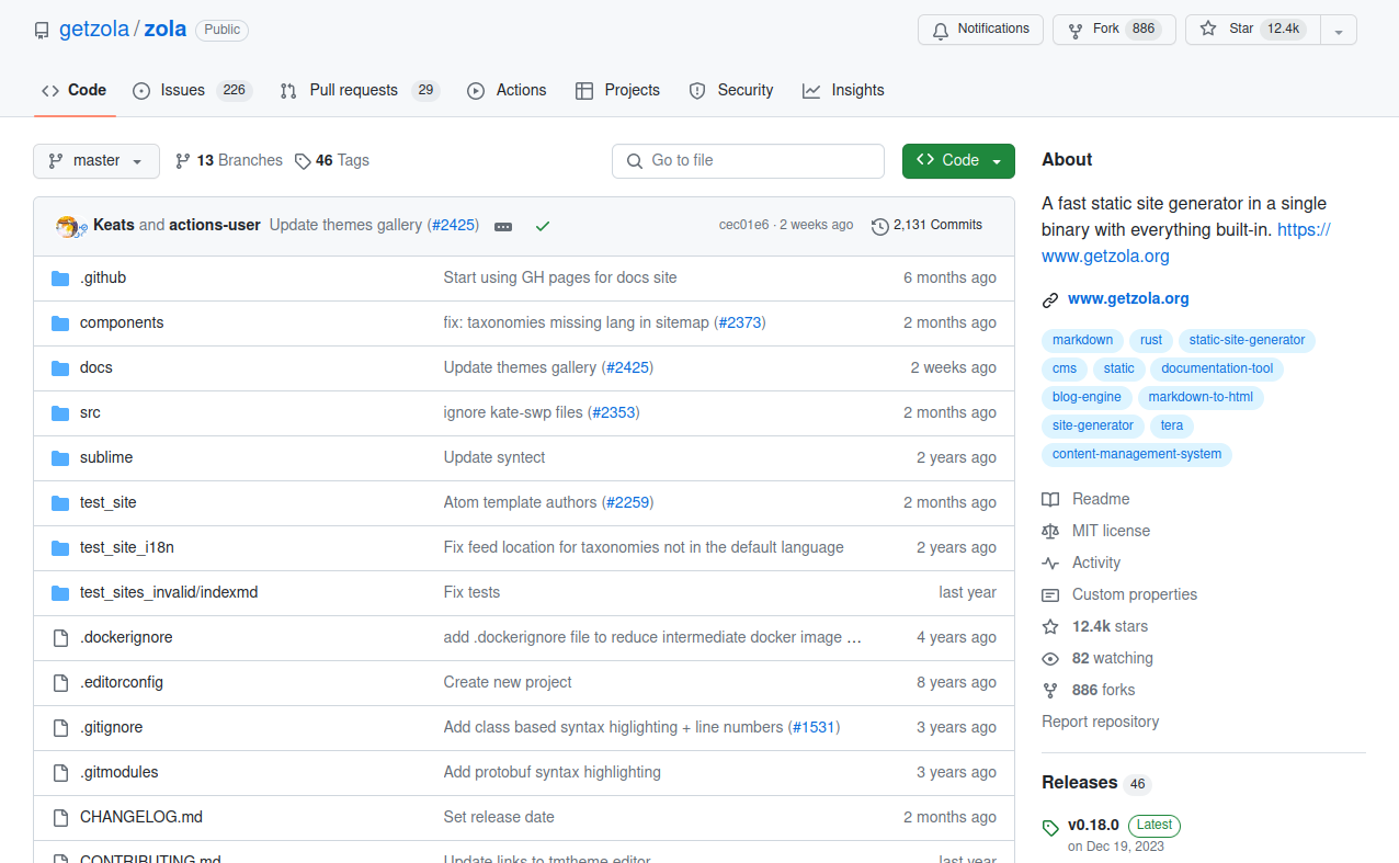 Rust项目Zola的源码分析 | VIKA的技术小站