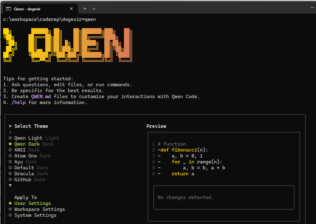 阿里qwen-code命令AI工具的使用 | VIKA的技术小站
